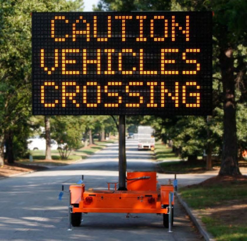 8' x 12' Message Sign - Full Matrix Display - CMS-T333 - MS Foster