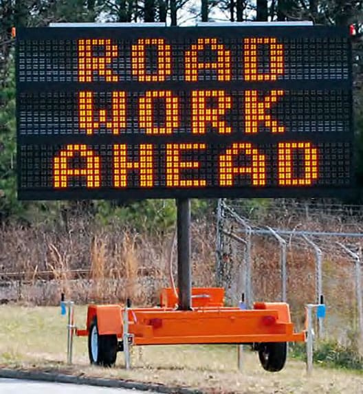 8' x 12' Message Sign - Line Matrix - CMS-T332 - MS Foster