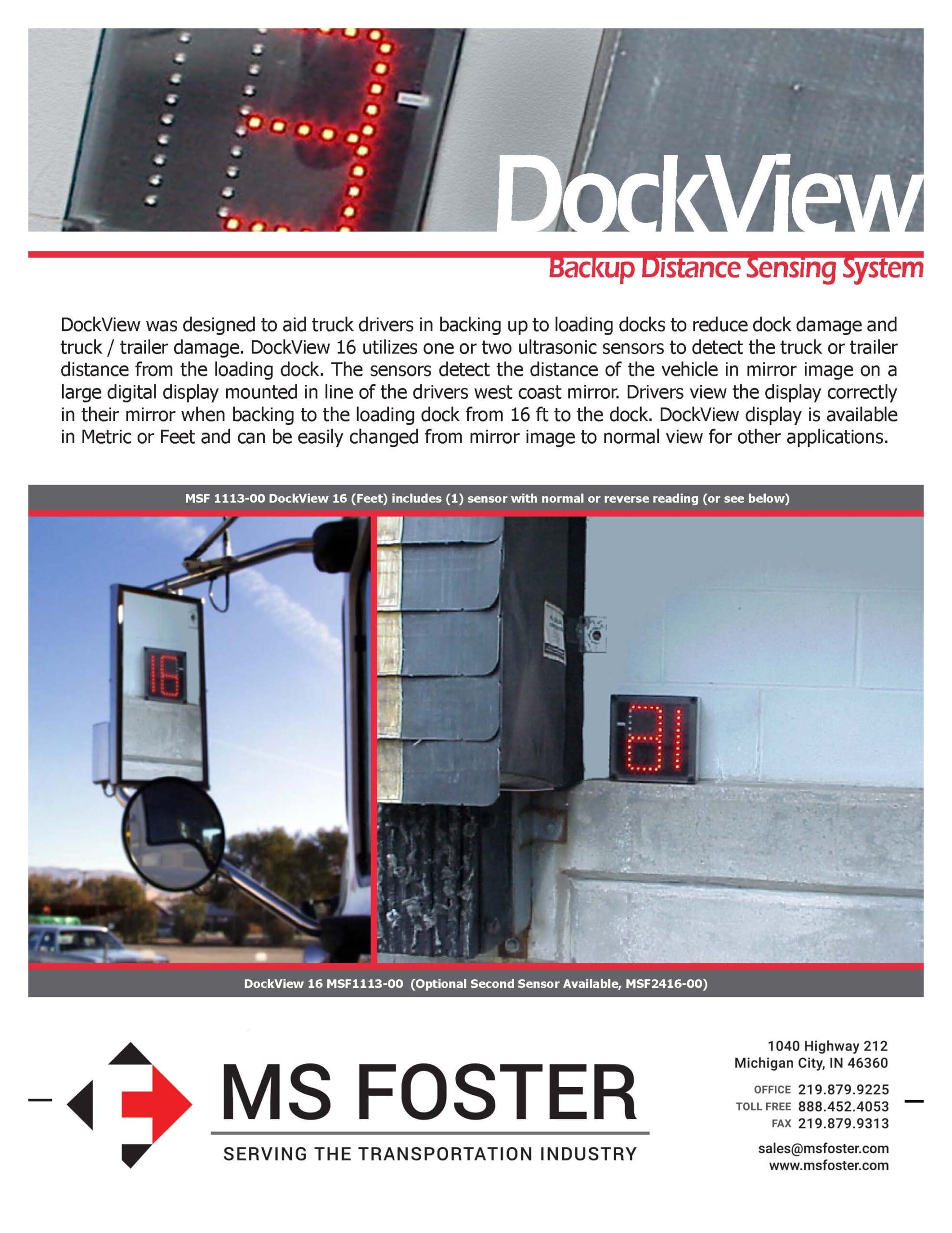 Truck Dockview - MS Foster
